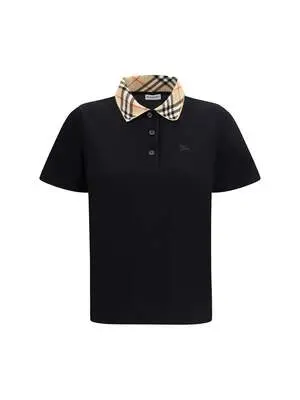 Burberry Cotton Polo - Black