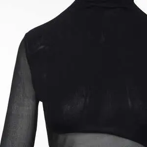 Alaïa Viscose Long Dress With Cut-outs