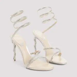 Rene Caovilla Margot Crystal Sandals - Multicolor