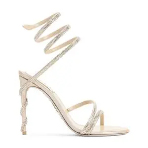 Rene Caovilla Margot Crystal Sandals - Multicolor