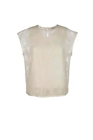 Peserico Embellished Sheer Blouse - Multicolor