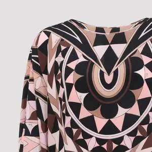 Emilio Pucci Silk Printed Kaftan Dress