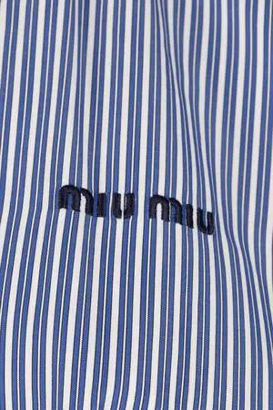 Miu Miu Striped Button-up Shirt - Multicolor