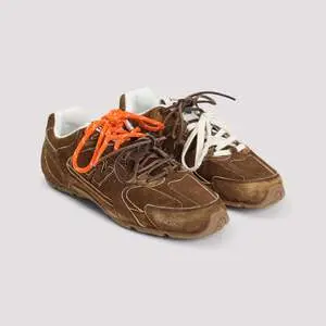 Miu Miu X New Balance Lace-up Suede Sneakers - Multicolor
