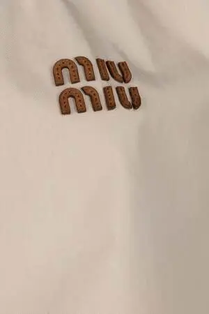 Miu Miu Sleeveless Top With Tie Detail