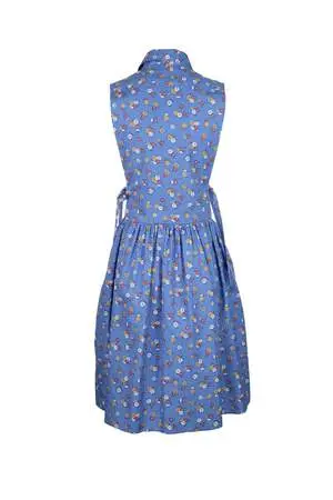Miu Miu Floral Print Shirt Dress