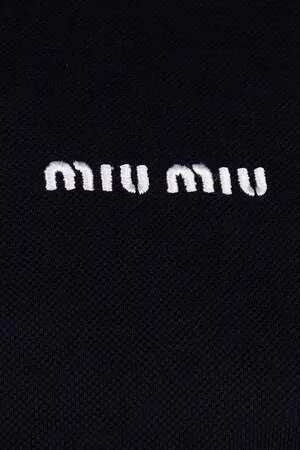 Miu Miu Sleeveless Polo Shirt