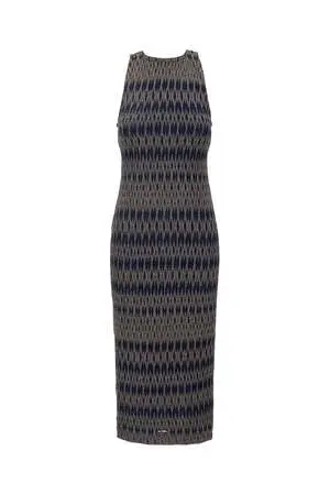 Missoni Knit Geometric Print Maxi Dress - Multicolor