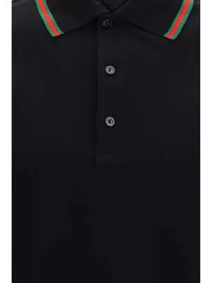 Gucci Cotton Piqué Jersey Polo Shirt