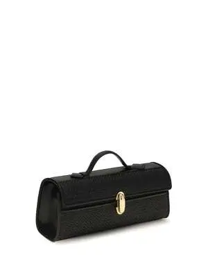Savette Raffia Slim Symmetry Pochette