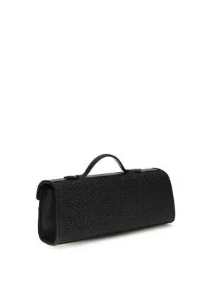 Savette Raffia Slim Symmetry Pochette