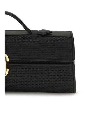 Savette Raffia Slim Symmetry Pochette
