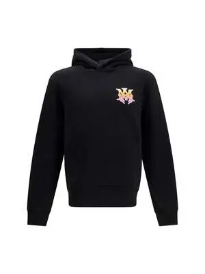 Amiri Ma" Logo Graphic Hoodie - Black
