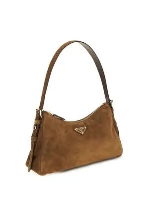 Prada Aimée Suede Shoulder Bag