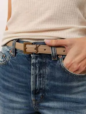 Saint Laurent Leather Belt - Multicolor