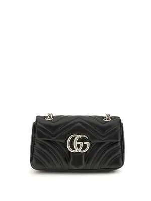 Gucci Gg Marmont Small Shoulder Bag - Black