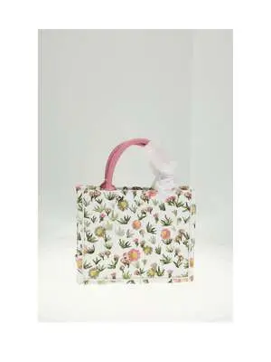 Dior Embroidered Fabric Tote