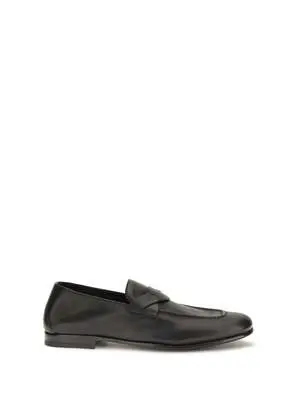 TOM FORD Gigi Loafers With Woven Strap - Black