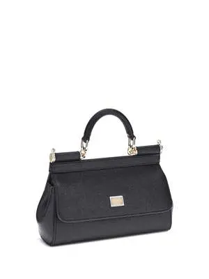 Dolce & Gabbana Sicily Small Leather Handbag