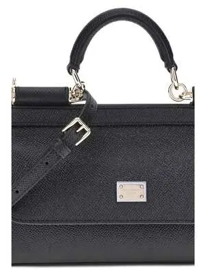Dolce & Gabbana Sicily Small Leather Handbag