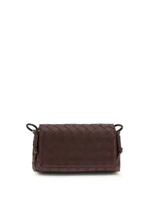 Bottega Veneta BOTTEGA VENETA Intrecciato Shoulder Bag Brown