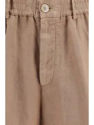 Brunello Cucinelli Lightweight Délavé Linen Shorts