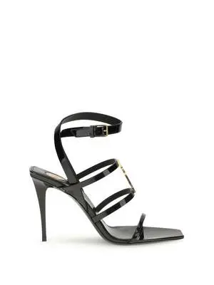 Saint Laurent Cassandra Stiletto Sandals - Black