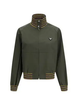 Prada Technical Canvas Blouson - Green