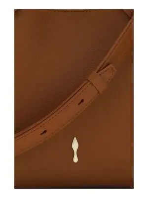 CHRISTIAN LOUBOUTIN Mini Bettina Tote - Brown
