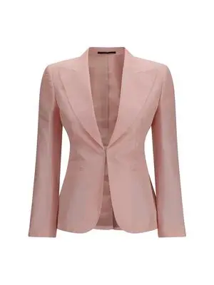 Gucci Silk Faille Jacket - Pink