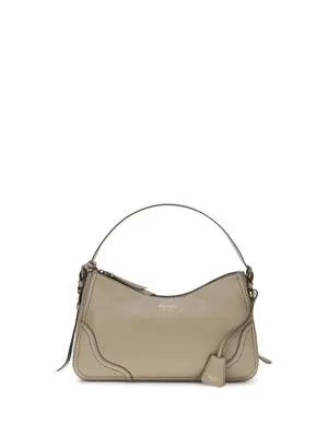 Prada Aimée Large Shoulder Bag In Leather - Gray