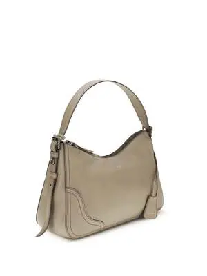 Prada Aimée Large Shoulder Bag In Leather
