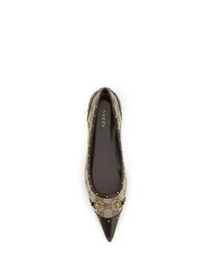 Gucci Savoy Ballerinas With Horsebit Detail