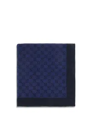 Gucci Gg Cotton Terry Towel - Blue