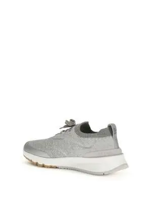 Brunello Cucinelli Techno Cotton Knit Sneakers Runners