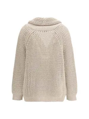 Brunello Cucinelli Cotton Feather Cardigan