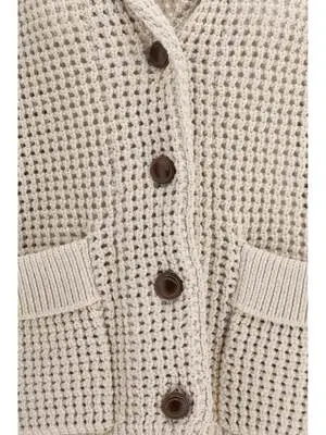 Brunello Cucinelli Cotton Feather Cardigan