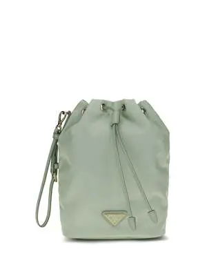 Prada Re-nylon Bucket Bag - Green
