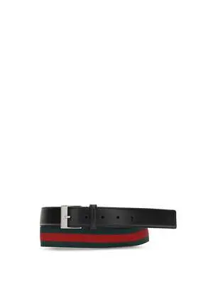 Gucci Square Buckle Belt - Black