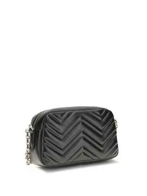 Gucci Gg Marmont Quilted Leather Shoulder Bag - Black