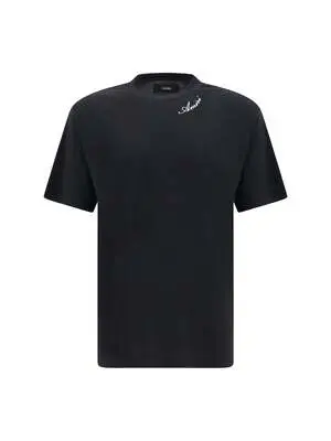 Amiri Embroidered Logo T-shirt - Black