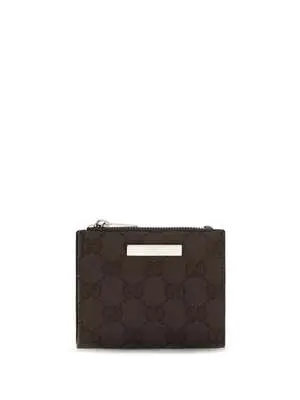 Gucci Small Wallet With Plaque - Black