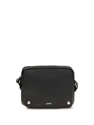 Loewe Pebble Messenger Medium Bag - Black