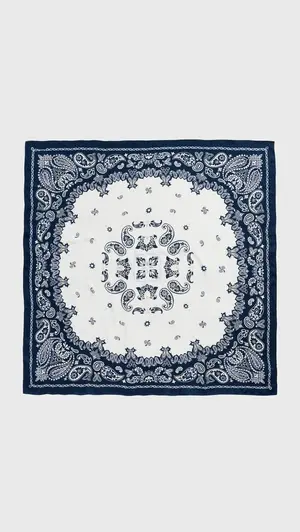 Madewell X Oversized Silk Bandana - Indigo