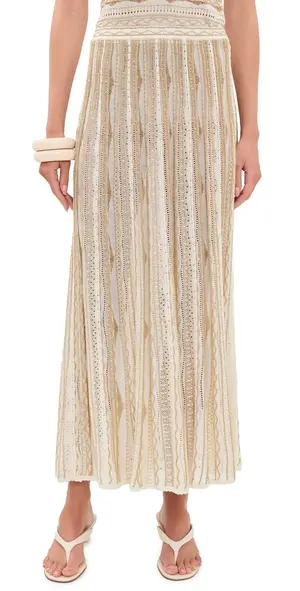 Ulla Johnson Clio Knit Midi Skirt