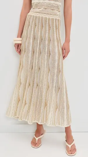 Ulla Johnson Clio Knit Midi Skirt
