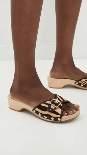 LOEFFLER RANDALL Paulie Studded Flat Sandals