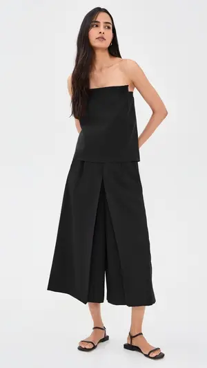 HOUSE OF DAGMAR Square Neck Sleeveless Tube Top