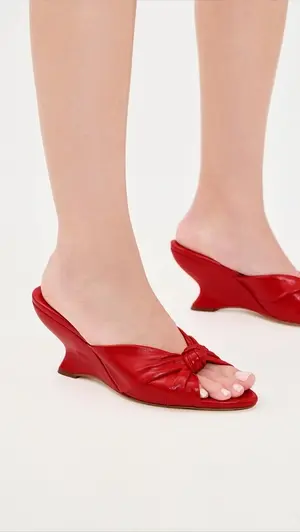 LOEFFLER RANDALL Marsy Angled Wedge Sandals