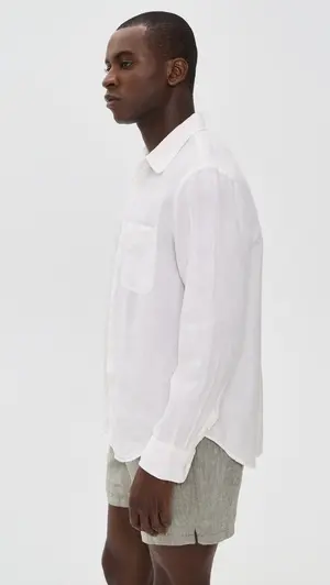 Madewell X Linen Button Down Shirt